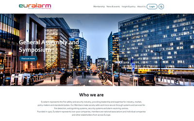 New logo and website Euralarm